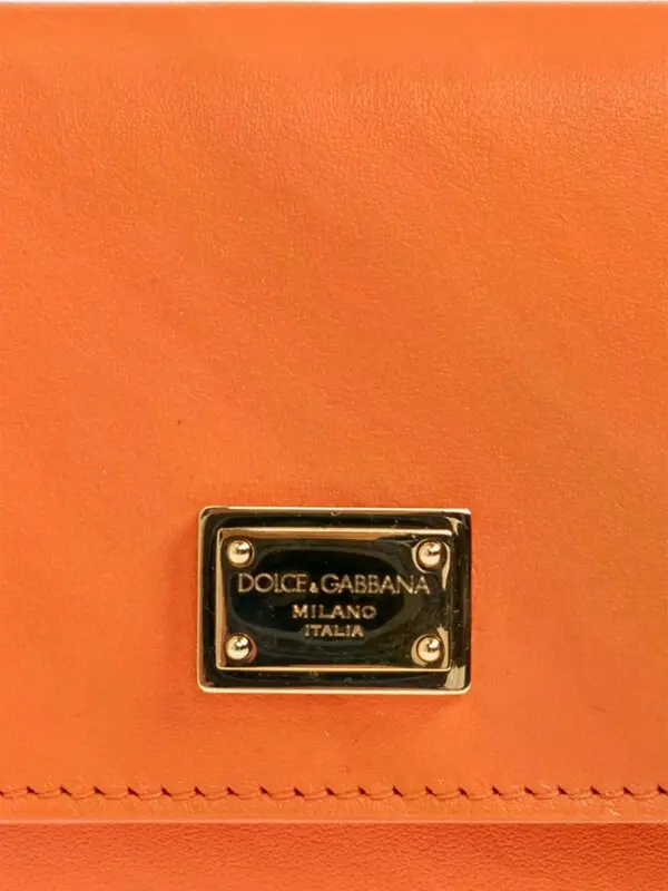 Dolce & Gabbana Logo-plaque Leather Wallet