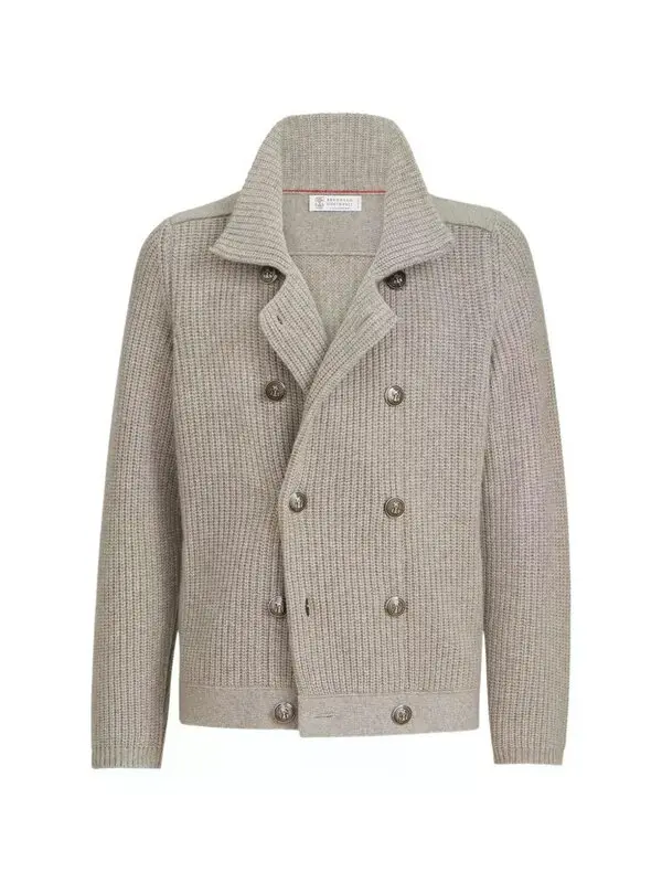 Brunello Cucinelli Notch Lapel Cardigan