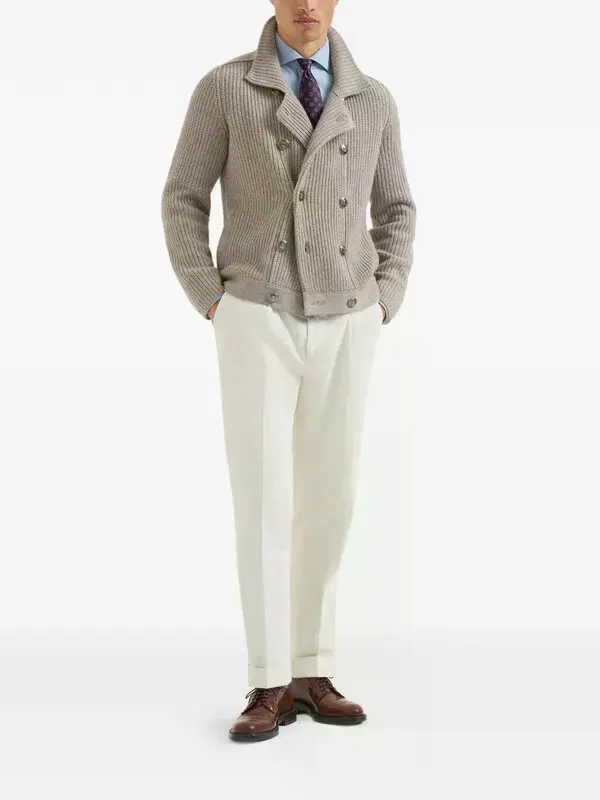 Brunello Cucinelli Notch Lapel Cardigan