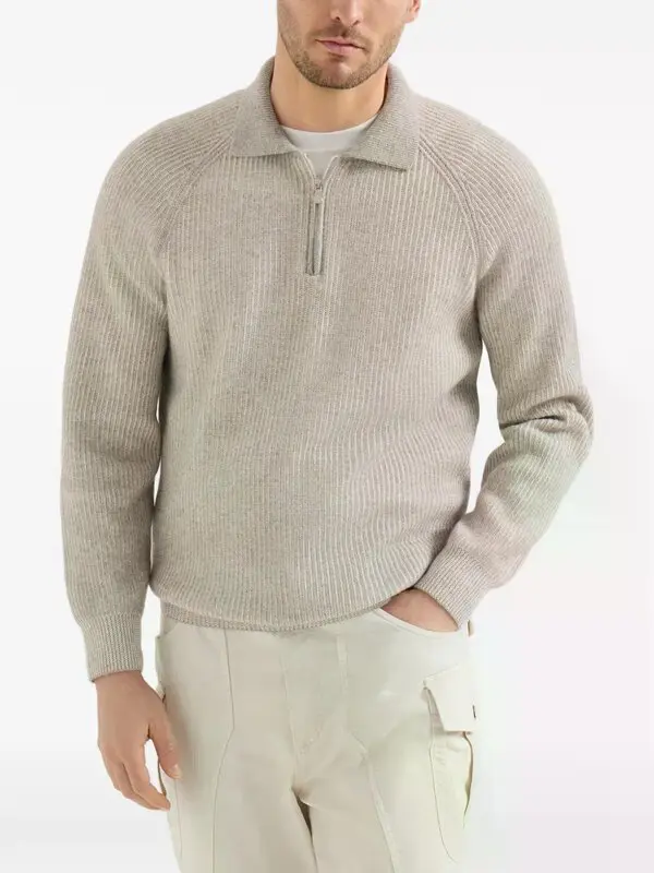 Brunello Cucinelli Half-zip Sweater