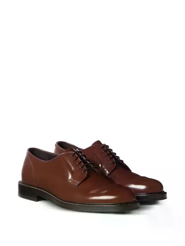 Brunello Cucinelli Block-heel Derby Shoes