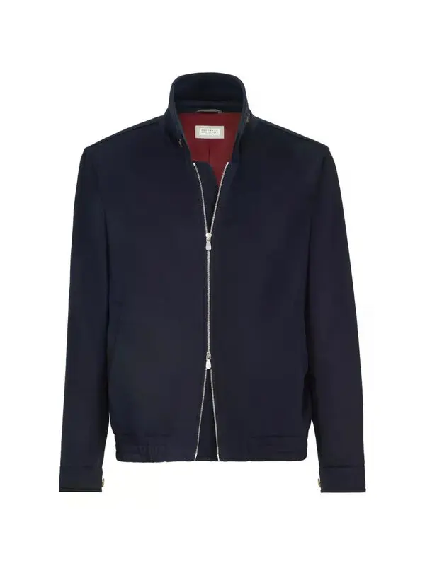 Brunello Cucinelli Zip-up Jacket - Blue