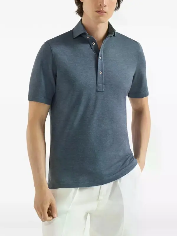 Brunello Cucinelli Half-button Polo Shirt