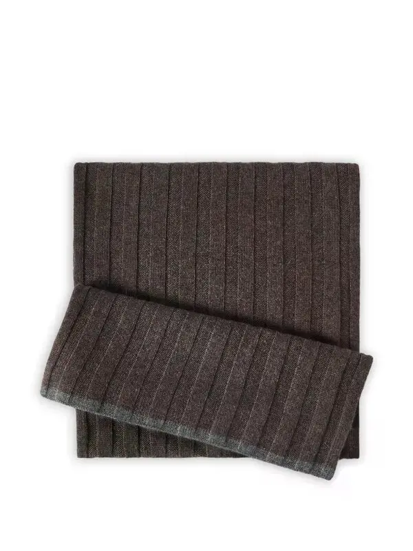 Brunello Cucinelli Ribbed-knit Scarf