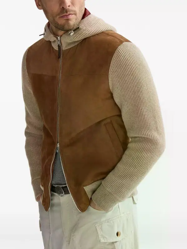 Brunello Cucinelli Zip-up Hooded Bomber Jacket
