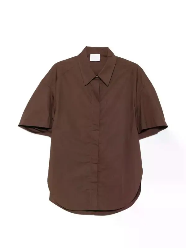 Sú Short-sleeve Shirt - Brown