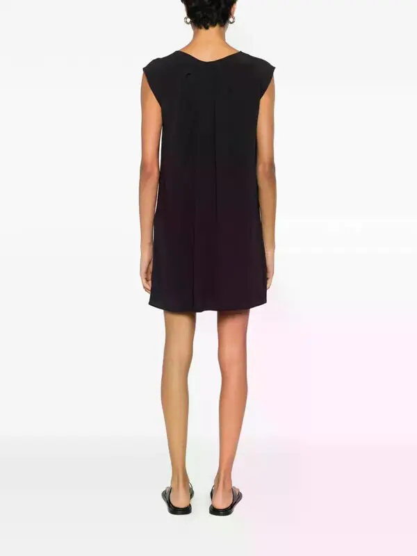 Sú Sleeveless Pleated Back Mini Dress