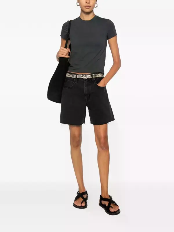 SLVRLAKE Sienna Raw-cut Hem Shorts