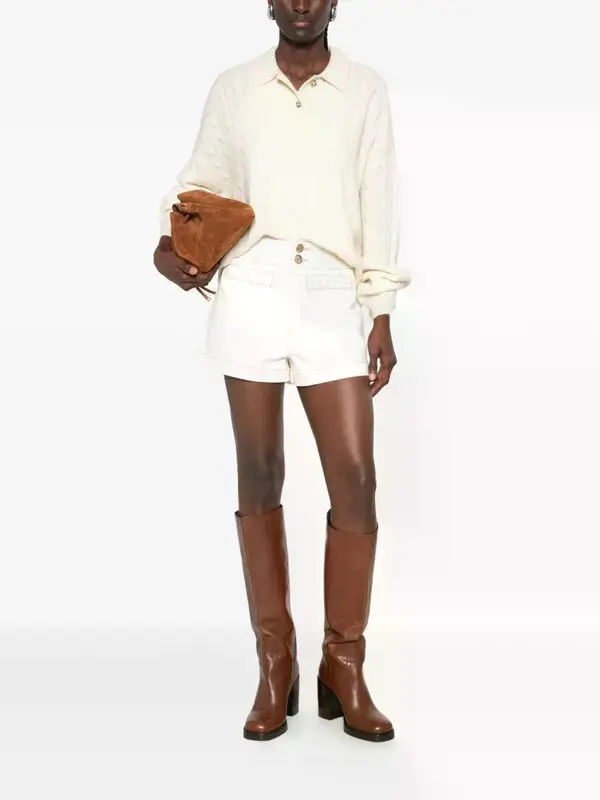 Zimmermann Roselight Braided-trim Shorts