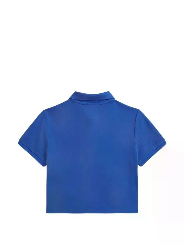 Polo Ralph Lauren Cropped Piqué Polo Shirt