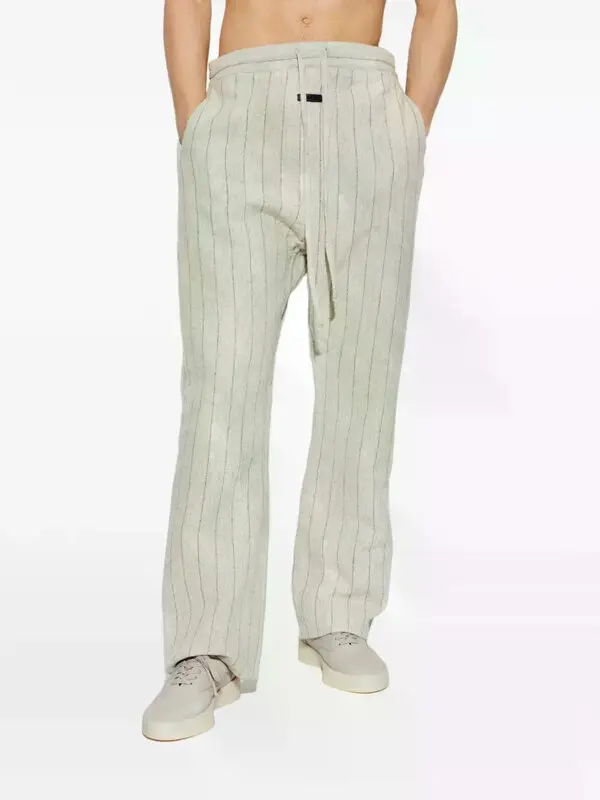Fear Of God Pinstripe Pattern Drawstring Trousers
