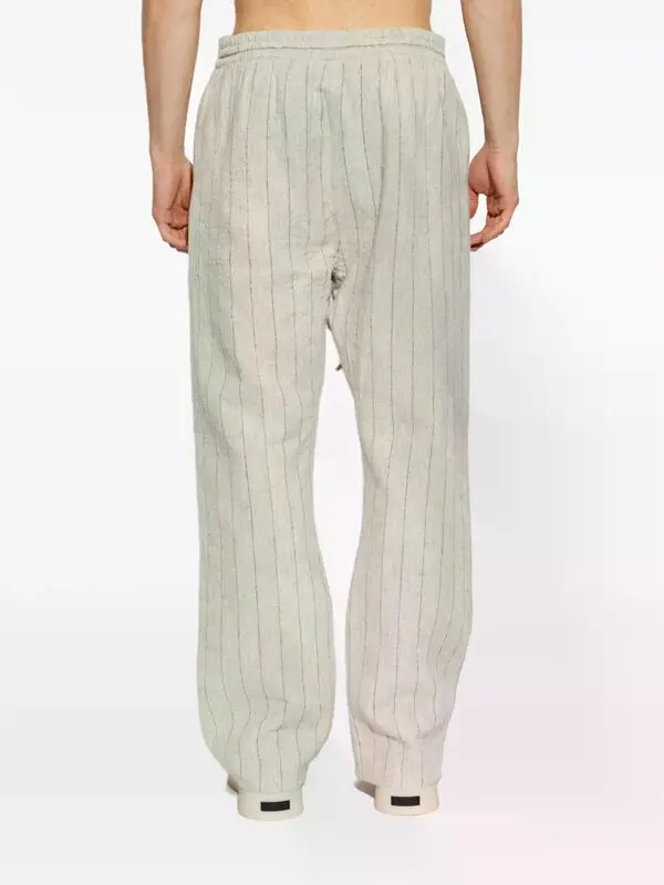 Fear Of God Pinstripe Pattern Drawstring Trousers