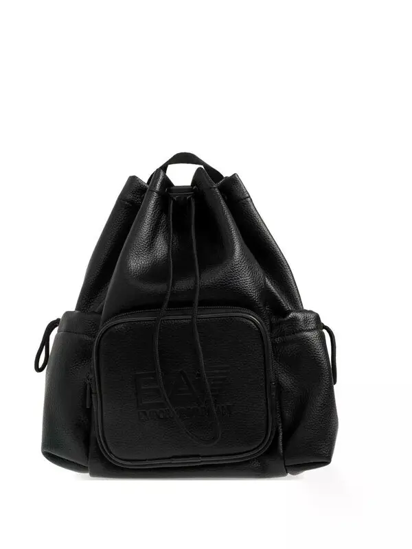 EA7 Emporio Armani Logo-embossed Drawstring Backpack