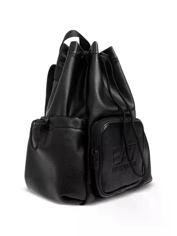 EA7 Emporio Armani Logo-embossed Drawstring Backpack