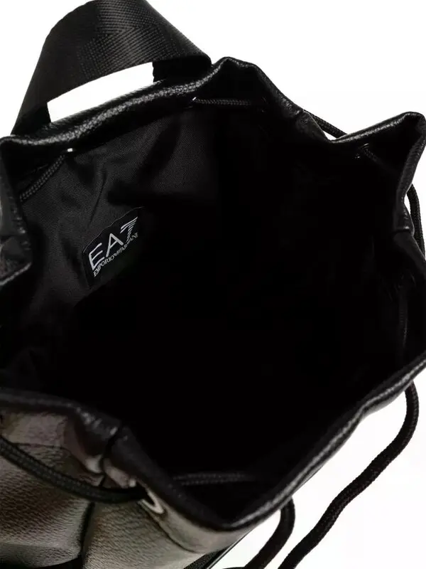 EA7 Emporio Armani Logo-embossed Drawstring Backpack