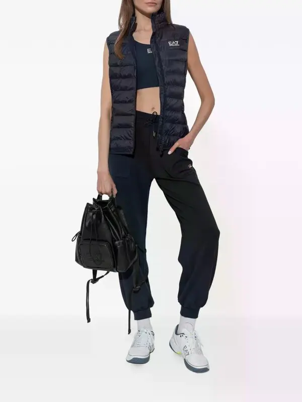 EA7 Drawstring Logo Plaque Track Pants