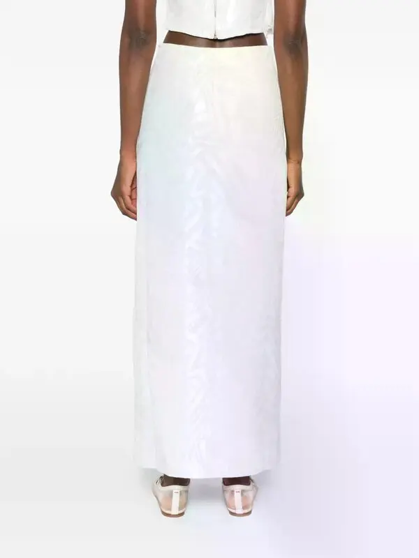 LEEN MOUGRHABI Jacquard Maxi Skirt