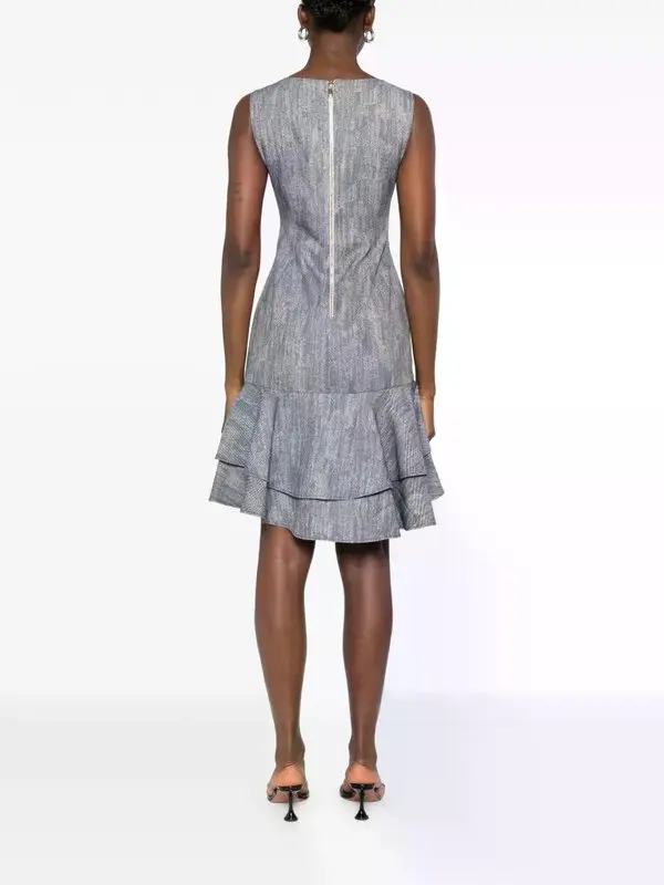 LEEN MOUGHRABI Leen Mougrhabi Sienna Asymmetric Midi Dress