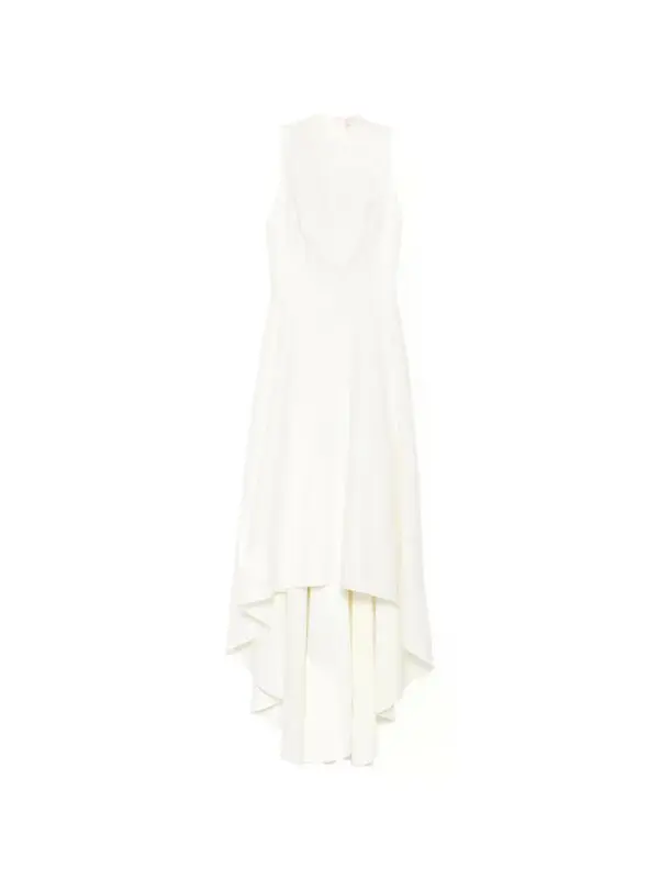 LEEN MOUGRHABI Fleur Bow-detail A-line Maxi Dress