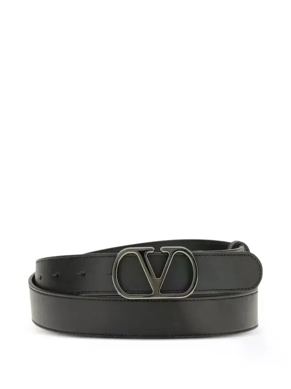 Valentino Garavani Vlogo Signature Belt - Black