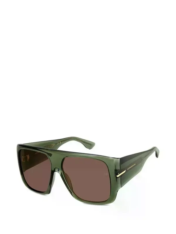 Victoria Beckham Oversized Square-frame Sunglasses - Green