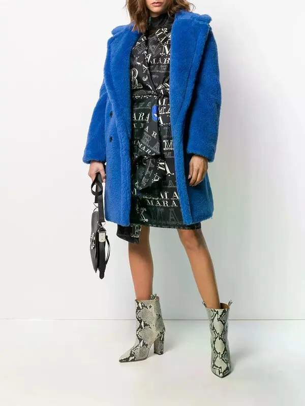 Max Mara Boxy Fit Shearling Coat