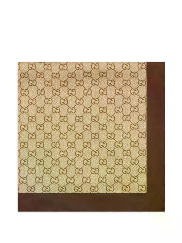 Gucci Gg Supreme Scarf - Neutrals