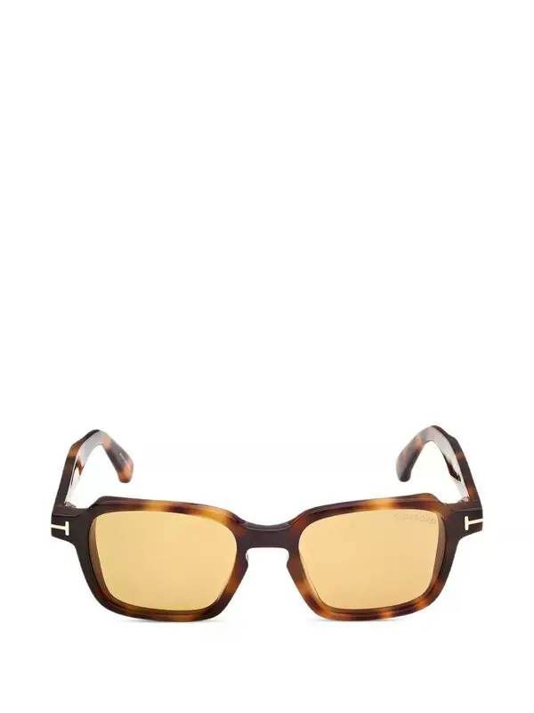 TOM FORD Tortoiseshell-effect Square-frame Sunglasses