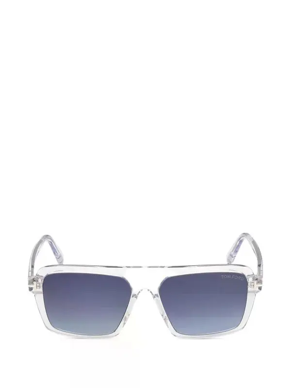 TOM FORD Vincent Square-frame Sunglasses - White