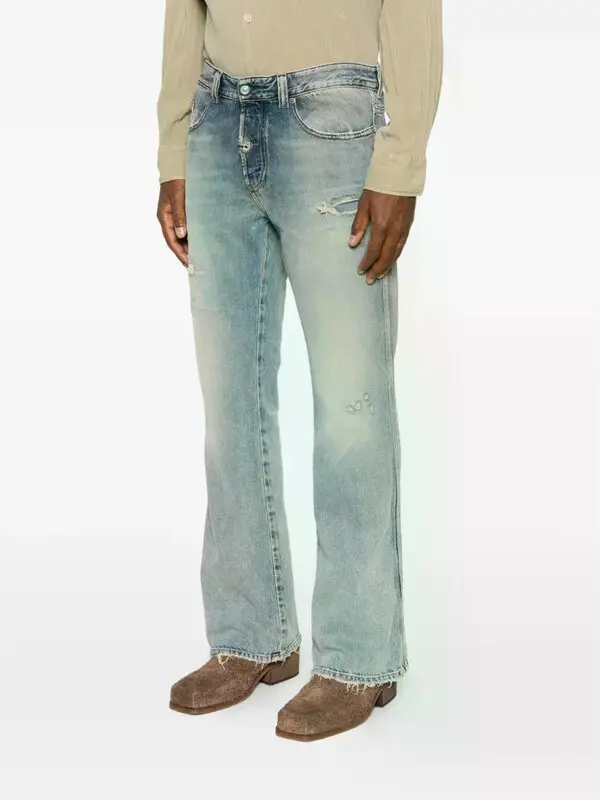 DIESEL® Distressed Faded Jeans