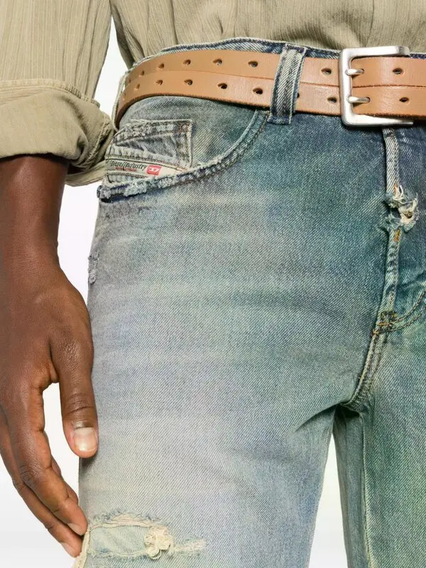 DIESEL® Distressed Faded Jeans