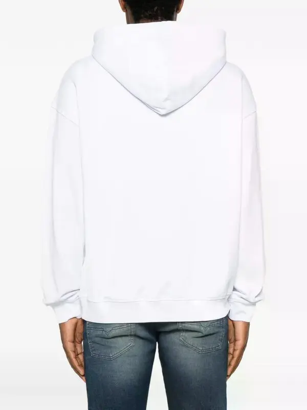 DIESEL® Logo Plaque Drawstring Hoodie