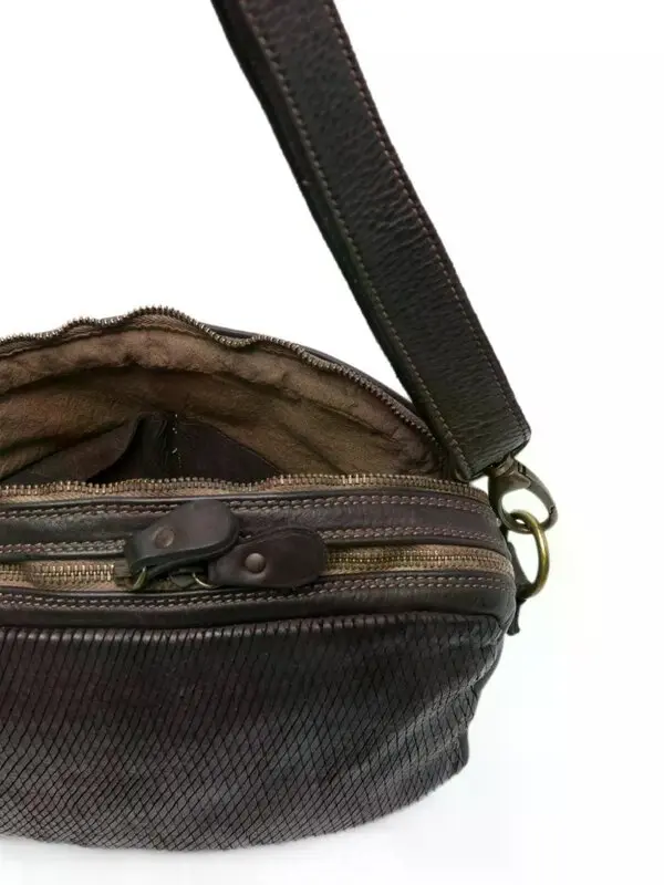 SOMMET Arlo Petalino Textured Leather Shoulder Bag