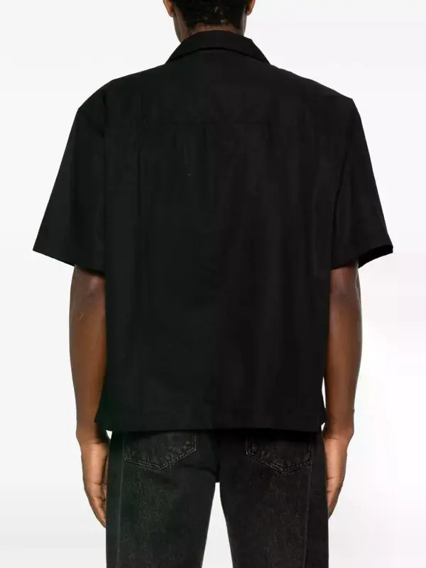 Carhartt Work In Progress Kendry Logo-embroidered Short-sleeve Cotton Shirt - Black