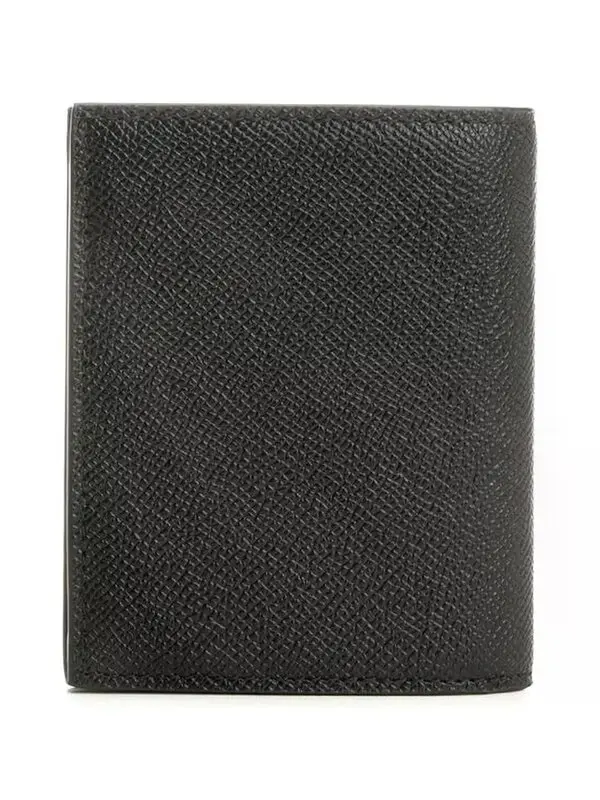 FERRAGAMO Gancini-plaque Textured-leather Wallet