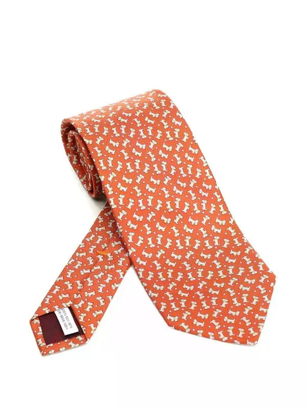 FERRAGAMO Charlie Silk Tie