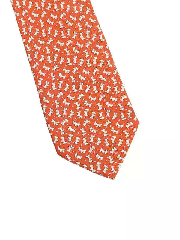FERRAGAMO Charlie Silk Tie
