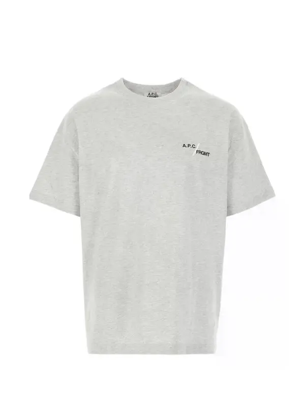 A.p.c. Renoncement Logo-print T-shirt - Grey