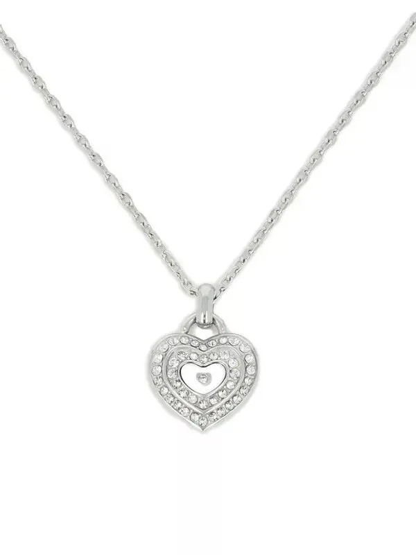 Guess Amami Crystal-embellished Heart-pendant Necklace