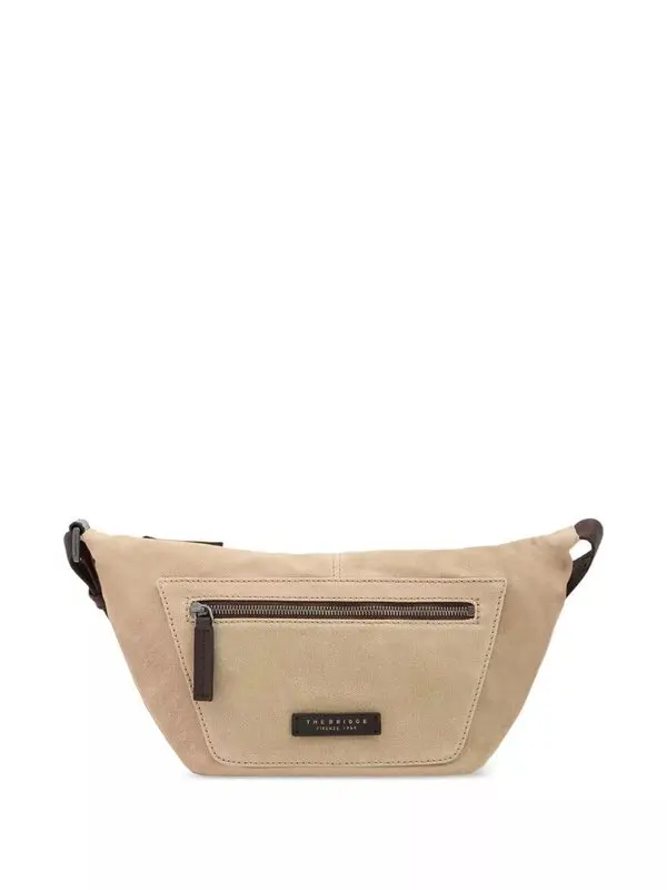 THE BRIDGE Igor Leather-trim Canvas Belt Bag