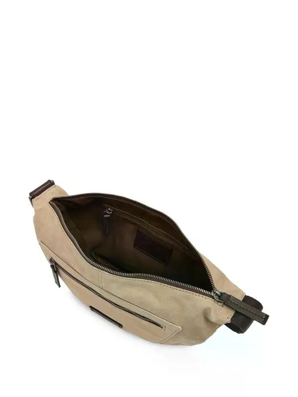 THE BRIDGE Igor Leather-trim Canvas Belt Bag