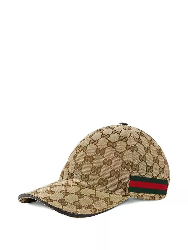 Gucci Gg Jacquard Baseball Cap - Brown