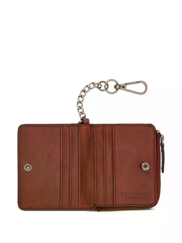 THE BRIDGE Chain-link Leather Wallet