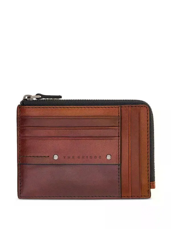 THE BRIDGE Ludovico Zip-around Leather Cardholder