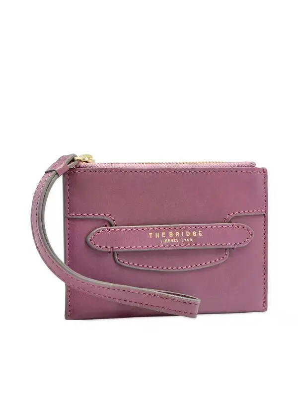 THE BRIDGE Lucrezia Leather Clutch Bag