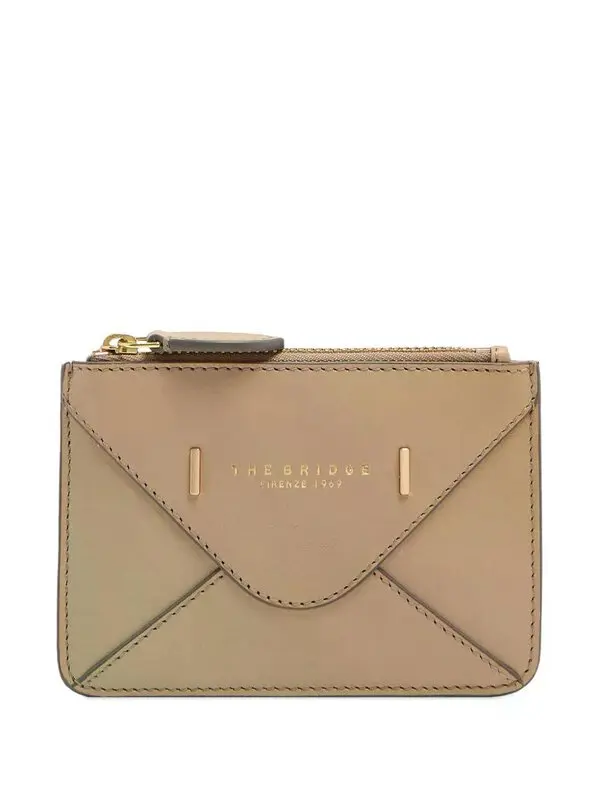 THE BRIDGE Zip-fastening Leather Card Holder