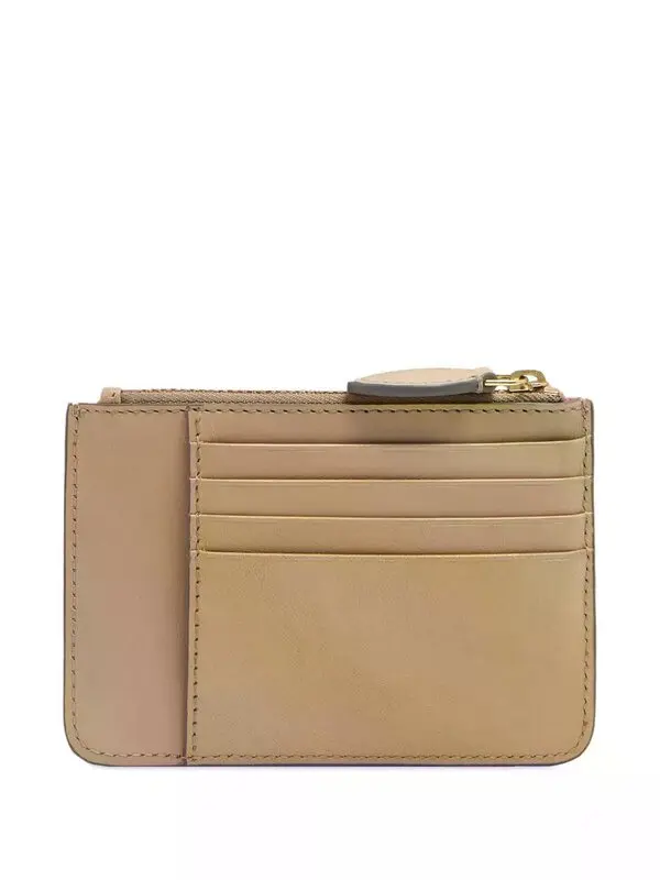 THE BRIDGE Zip-fastening Leather Card Holder