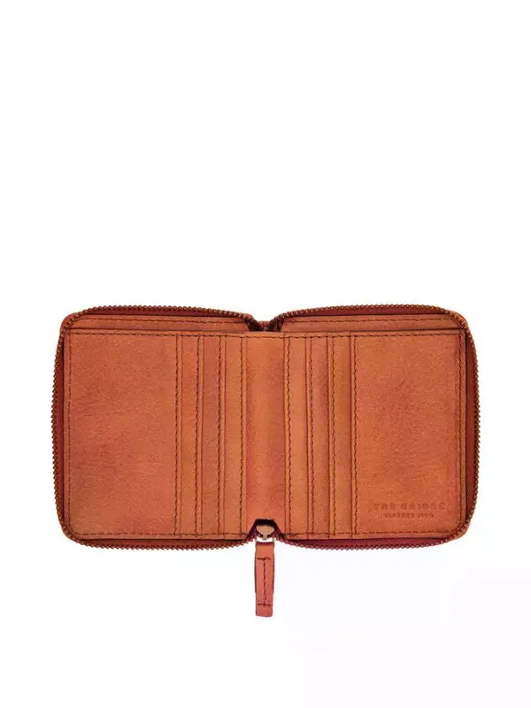 THE BRIDGE Zip-around Leather Wallet