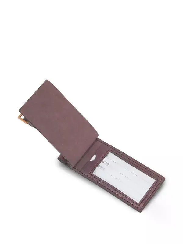 THE BRIDGE Life-style Logo-print Leather Luggage Tag