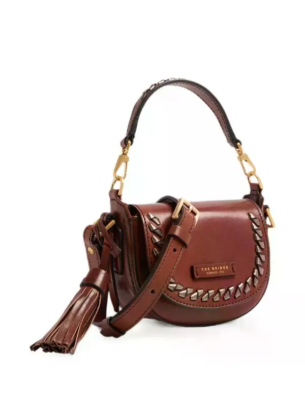 THE BRIDGE Pearl District Holiday Edition Leather Shoulder Bag